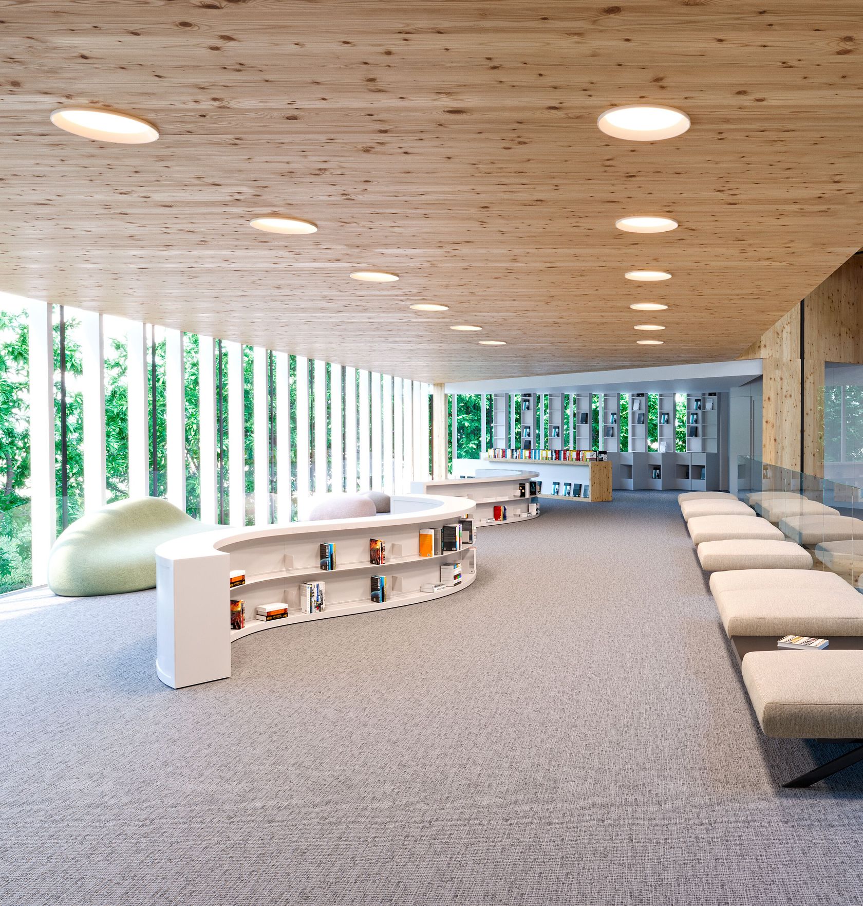 CIRCLE Ceiling lamp By Vibia