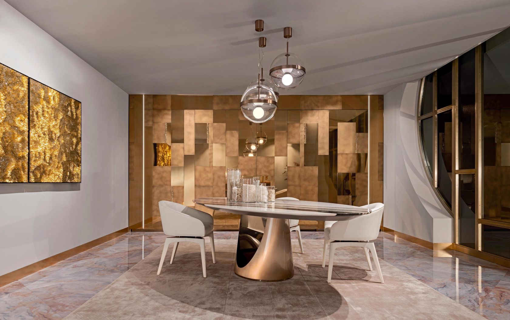 CAMERON Table By Visionnaire | design Alessandro La Spada