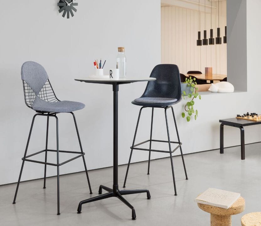 EAMES FIBERGLASS STOOL HIGH Stool By Vitra | design Charles & Ray Eames