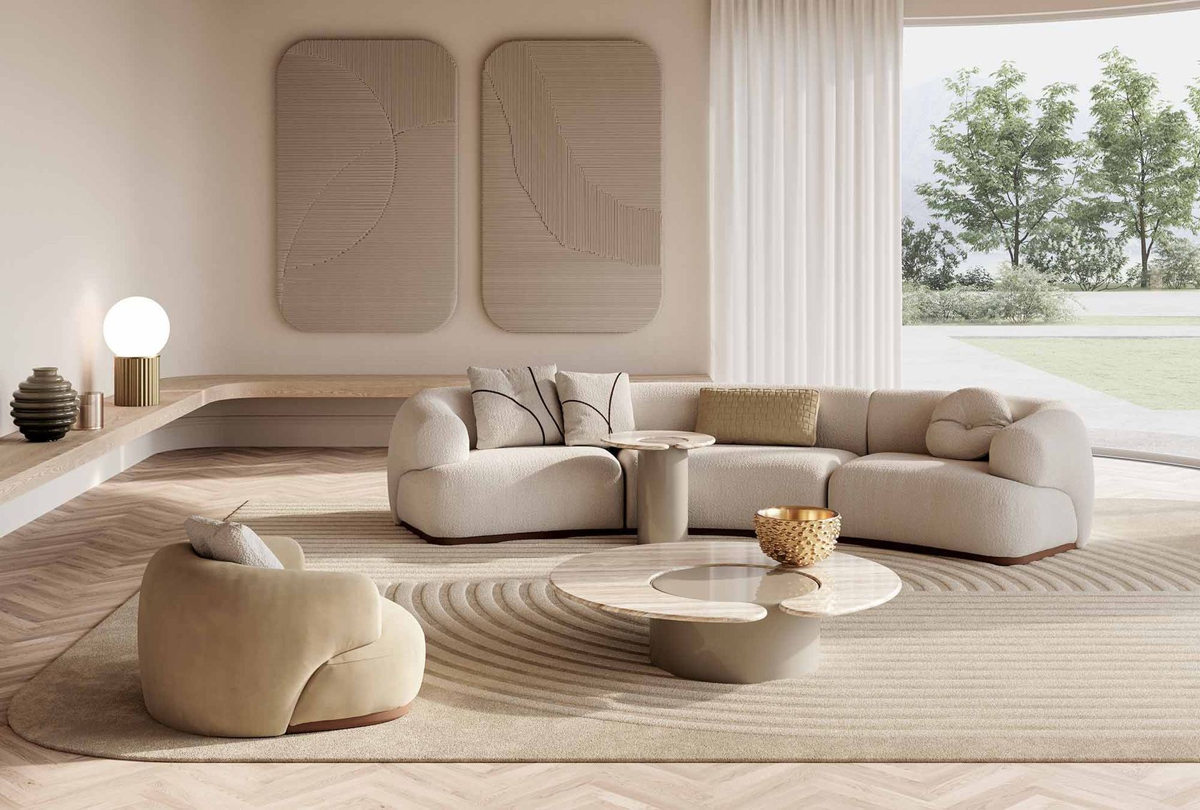 LENI Coffee table By Vittoria Frigerio