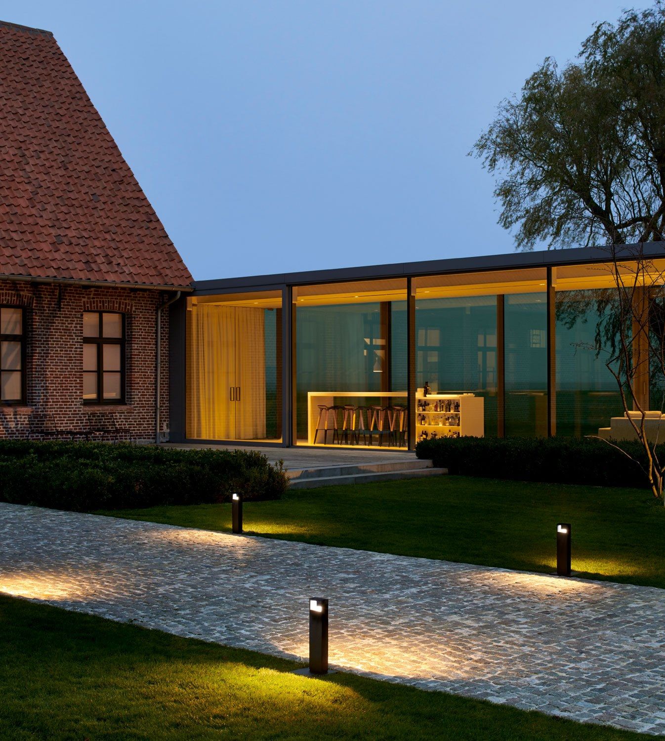 LED bollard light WALKER II By Delta Light