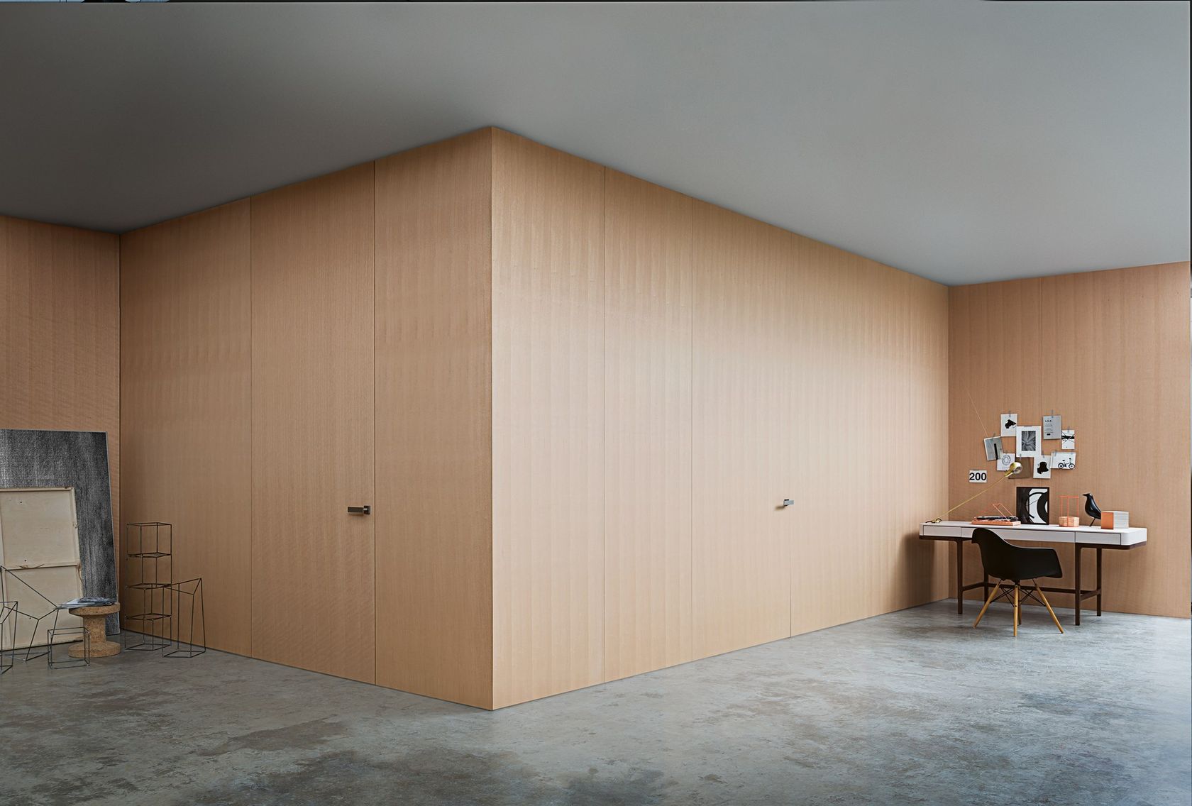 WALL & DOOR Modular panels and doors system By Lualdi