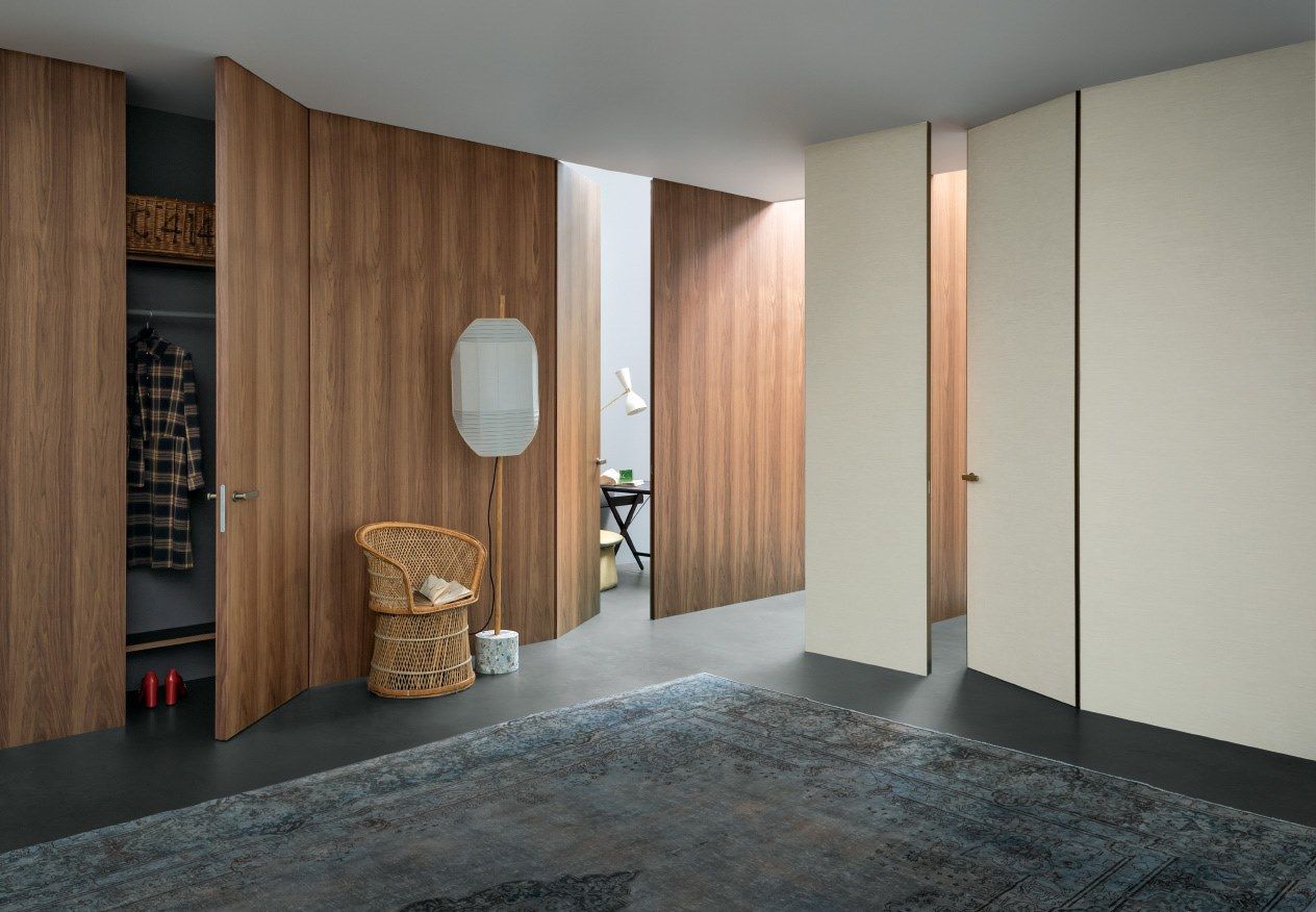 WALL & DOOR Modular panels and doors system By Lualdi