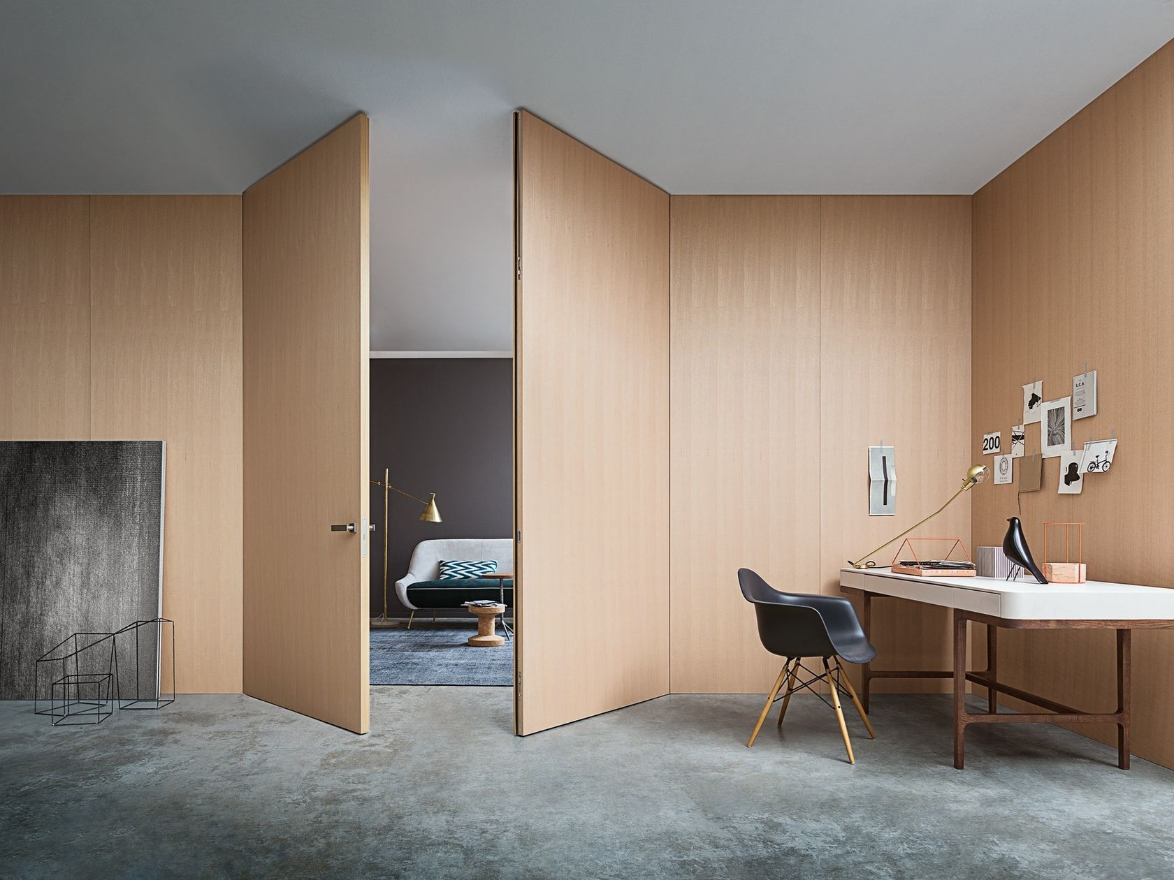 WALL & DOOR Modular panels and doors system By Lualdi