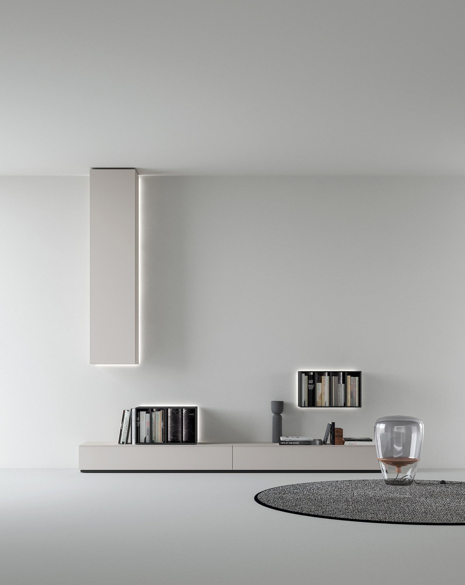 WALLOVER® | Storage wall By Caccaro design Monica Graffeo