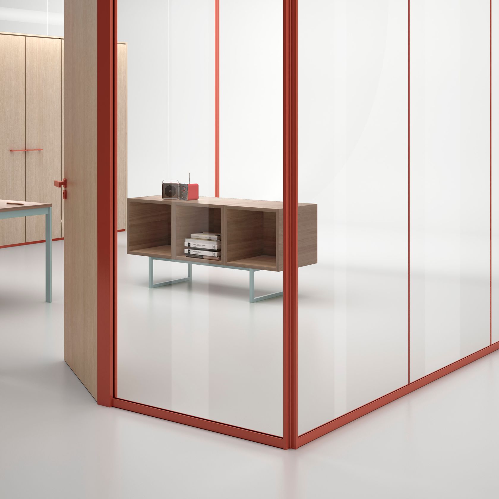 WALL SYSTEM | Glass movable wall By Manerba