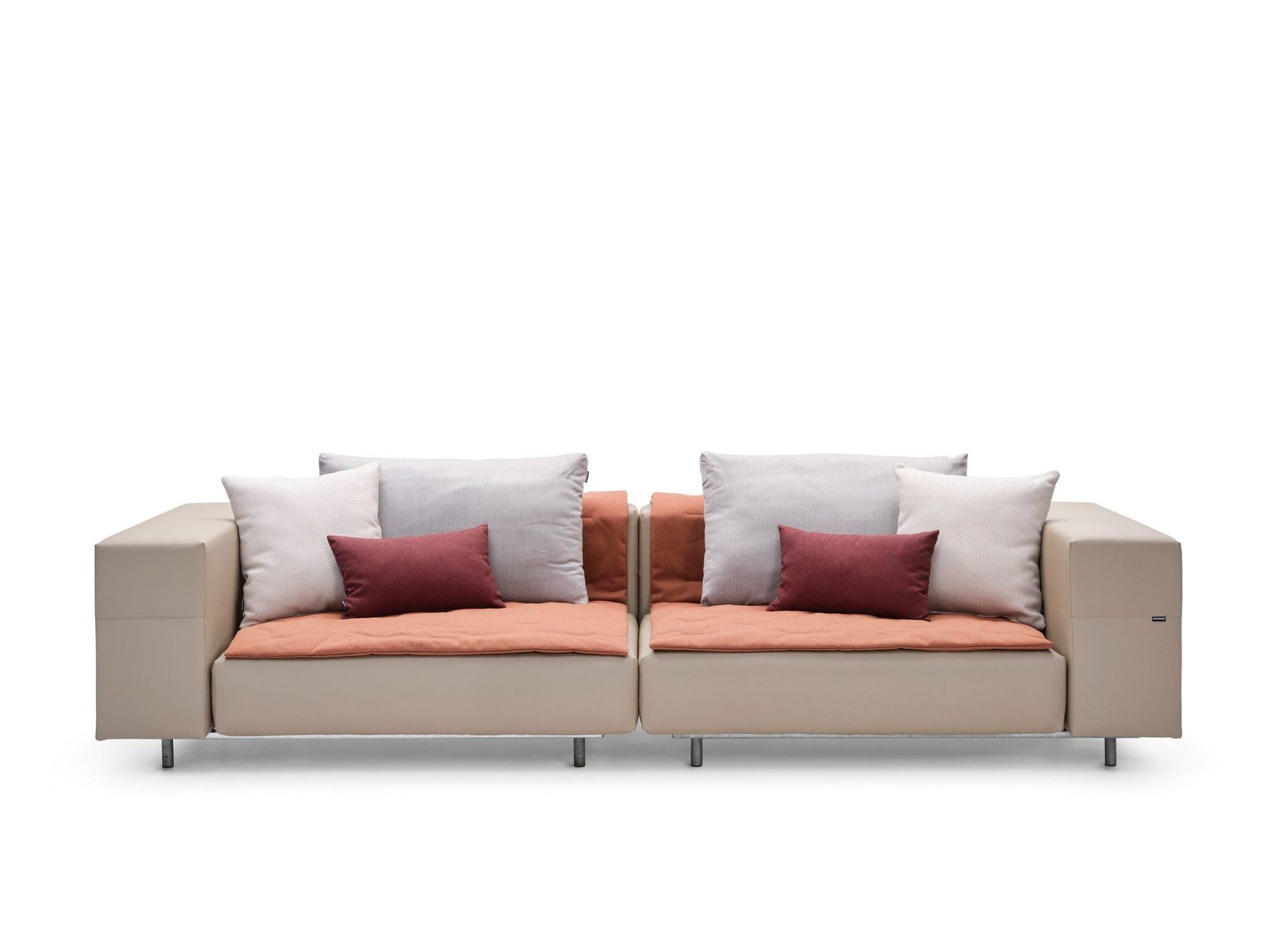 WALRUS CORNER SEAT Sectional fabric garden sofa By Extremis | design ...
