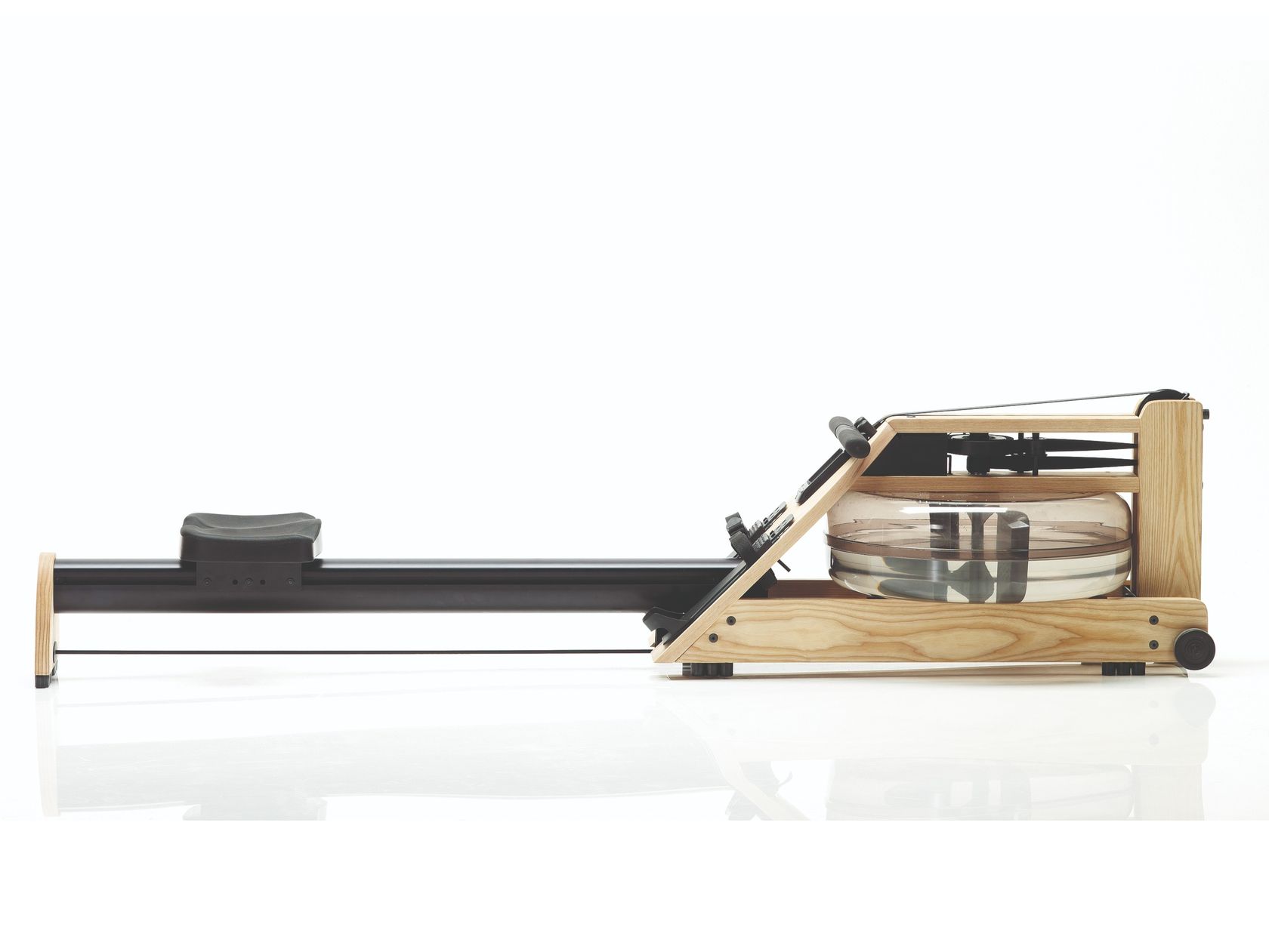 Aluminium and wood rower WATERROWER A1 By WaterRower