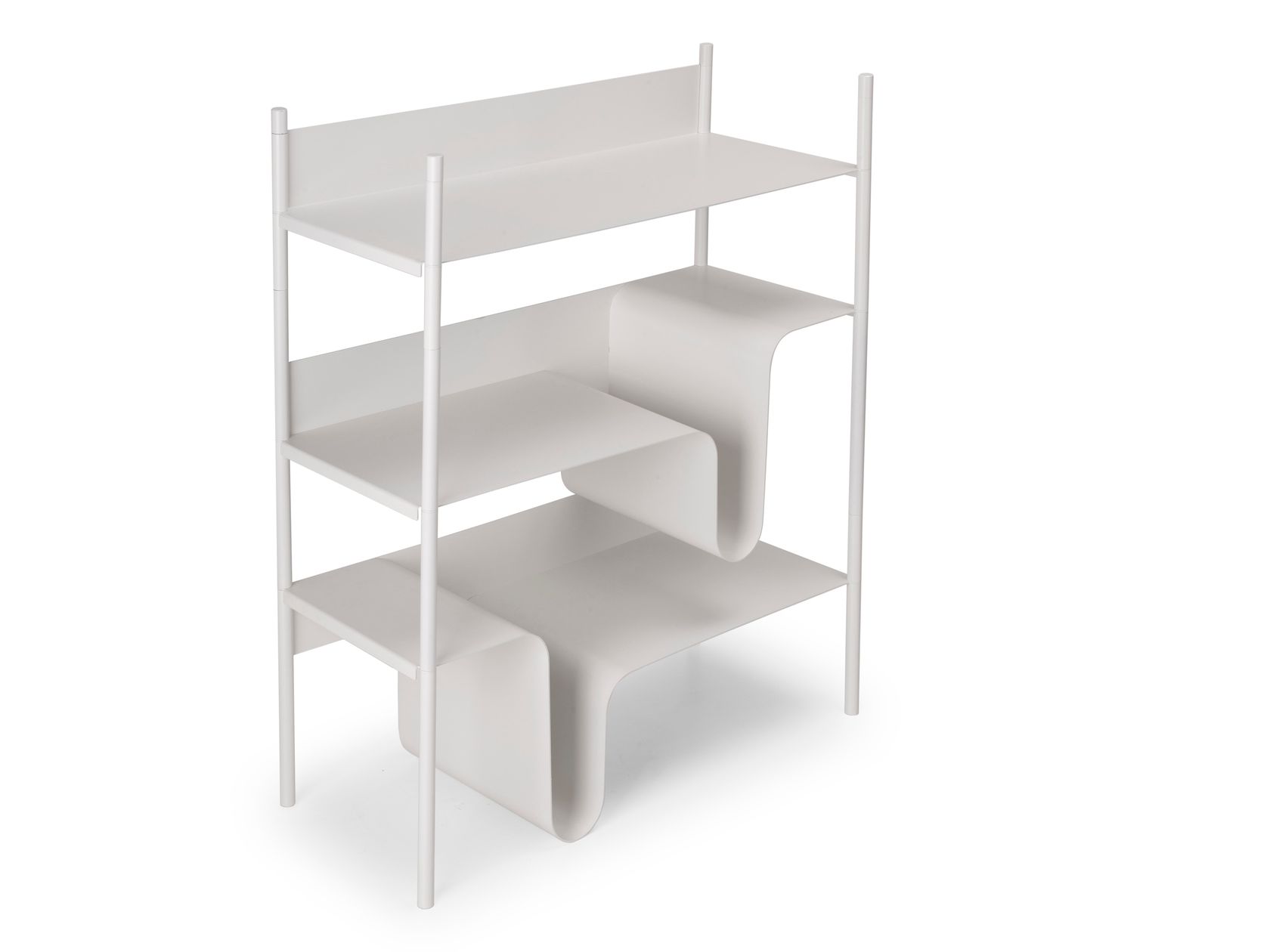 WAVE | Bookcase Wave Collection By True Design design Favaretto&Partners