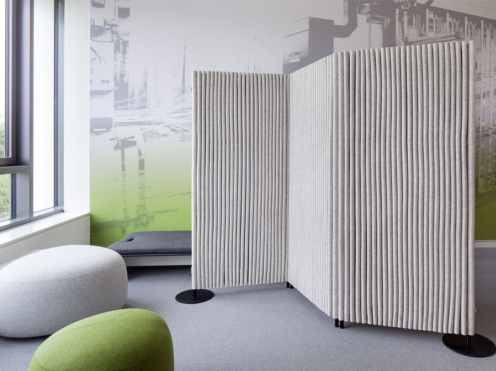 WAVE | Wool felt Screen By HEY-SIGN