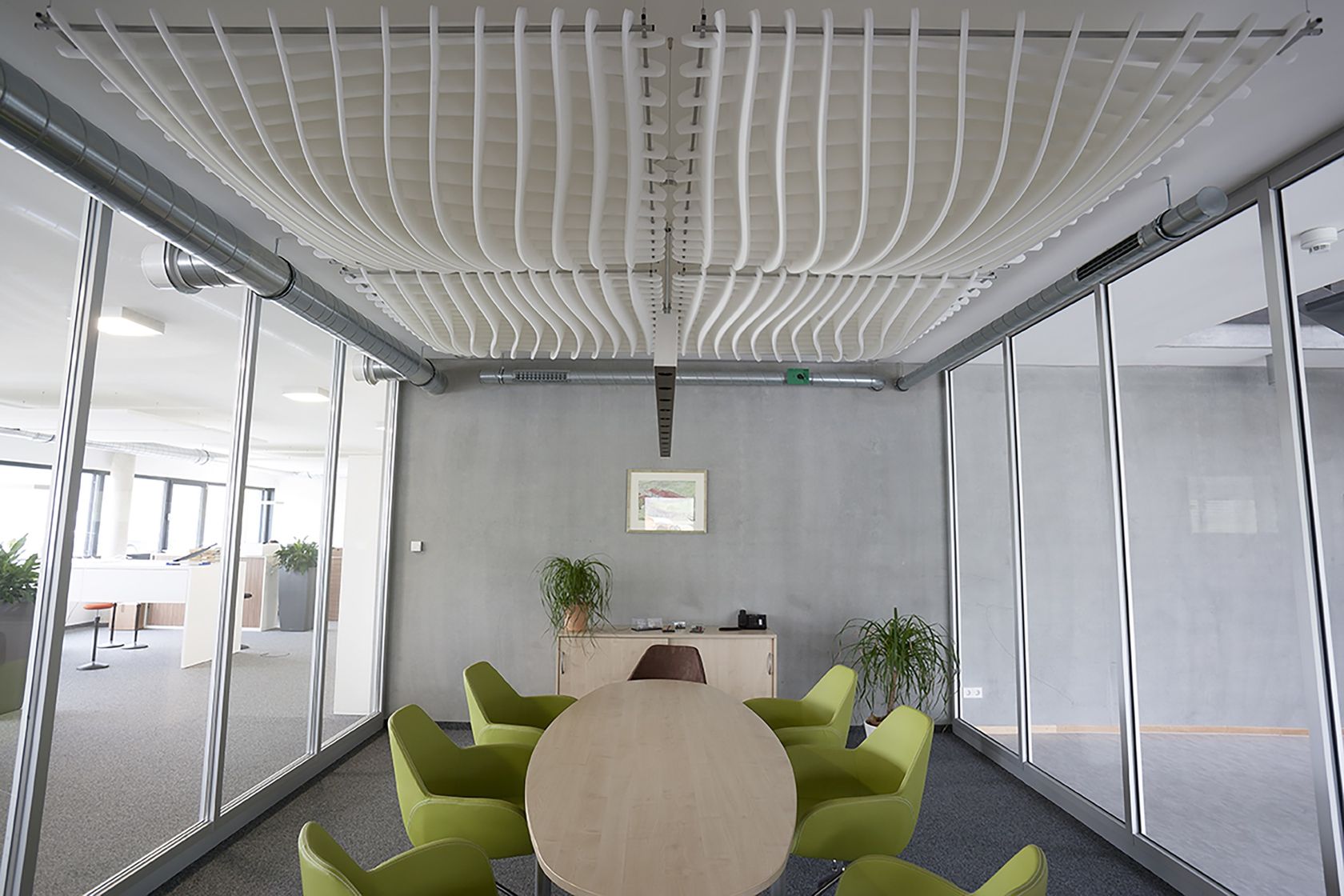 Basotect® hanging acoustic panel WAVE Single Absorber By SPÄH designed ...