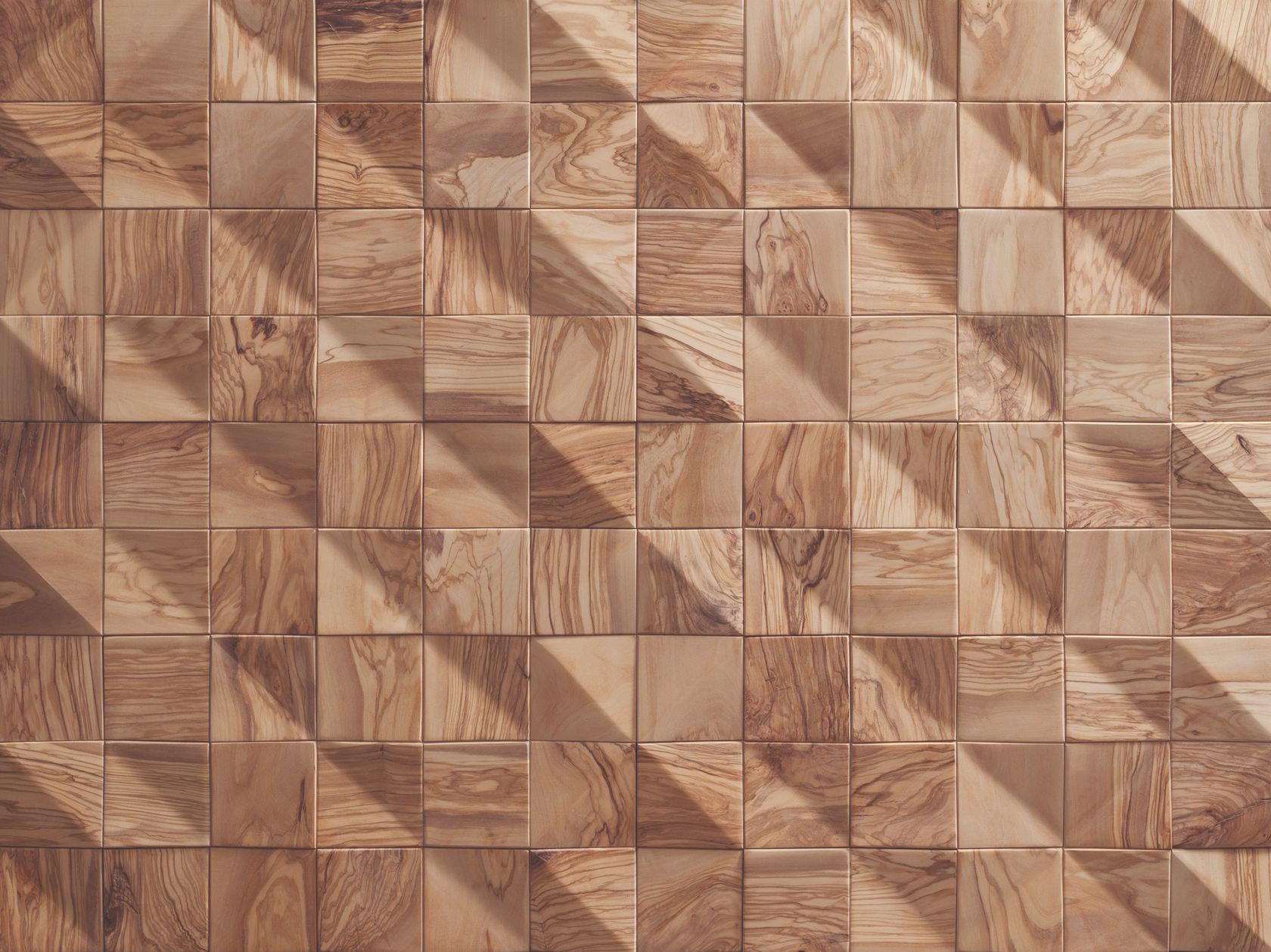 Indoor wooden 3D Wall Cladding WAVES By Wonderwall Studios
