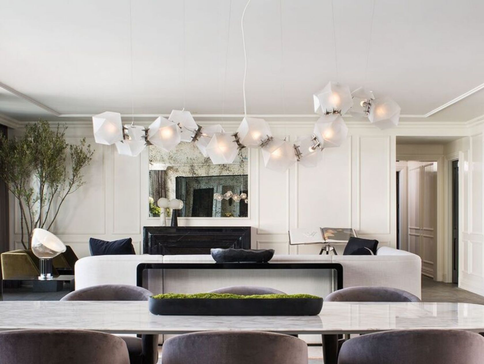 WELLES GLASS | Pendant lamp Welles Collection By GABRIEL SCOTT