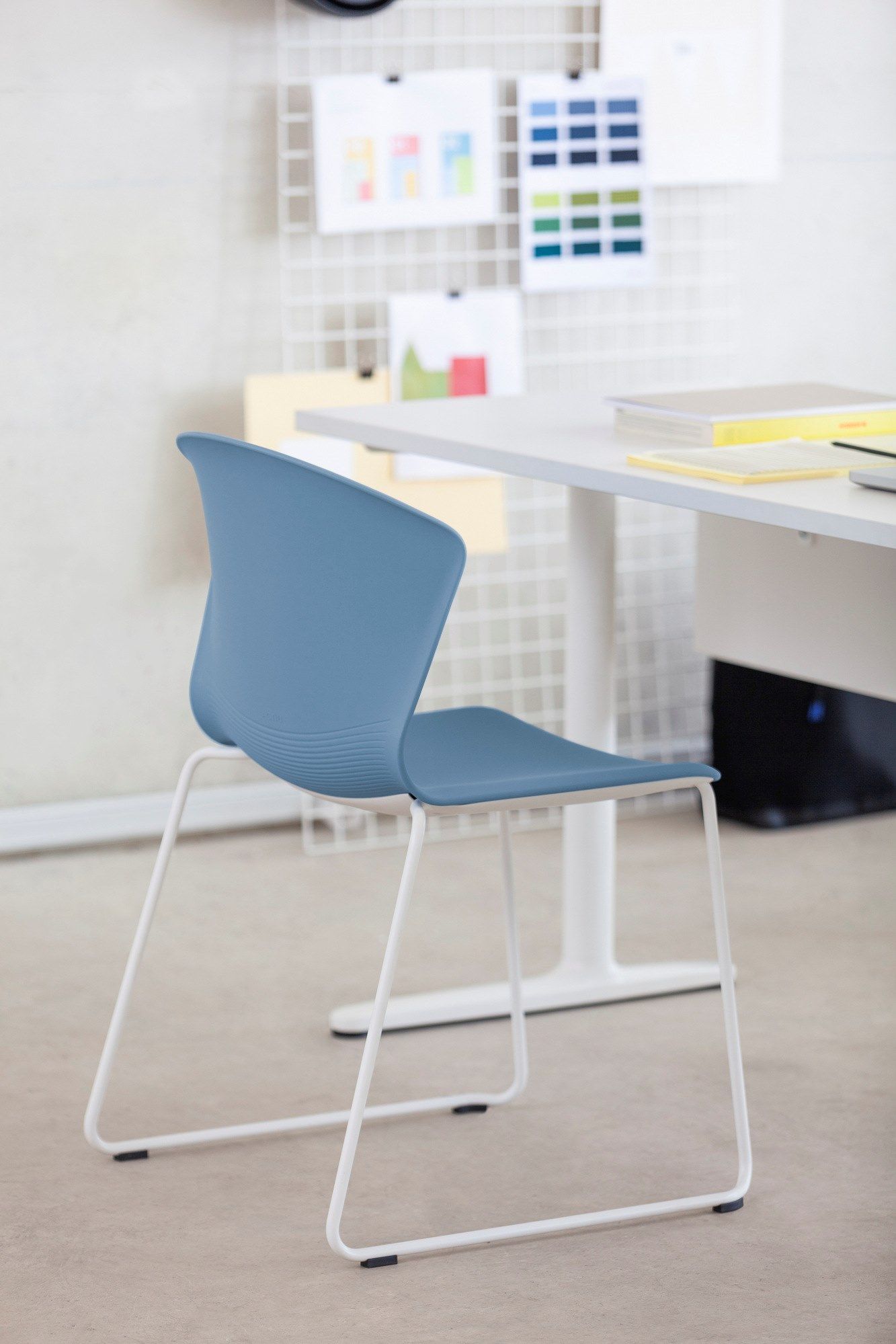 WHASS Stackable sled base chair By ACTIU | design Javier Cuñado