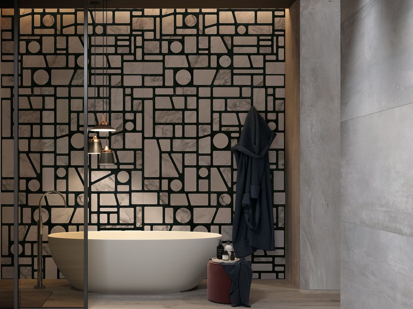 Indoor porcelain stoneware wall tiles WIDE&STYLE By ABK design ...