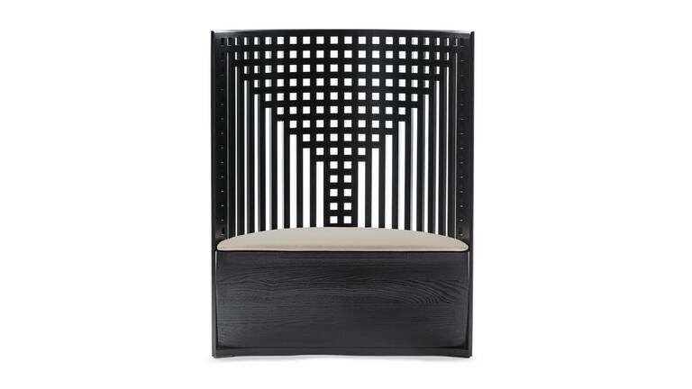 WILLOW 1 easy chair By Cassina design Charles Rennie Mackintosh