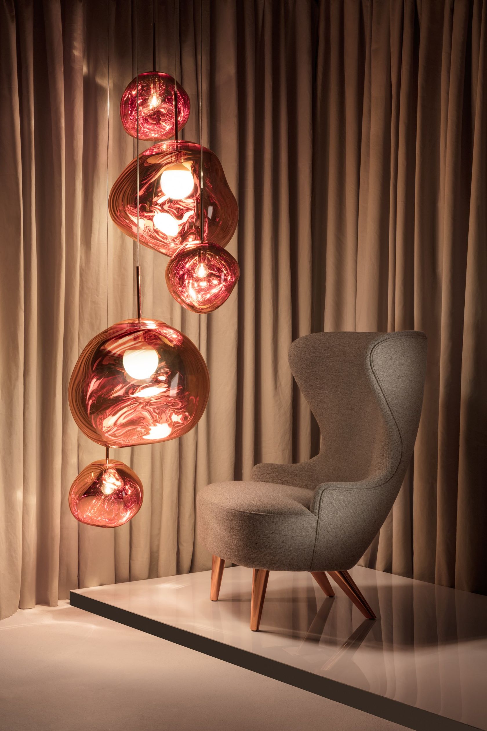 WINGBACK Wing fabric armchair By Tom Dixon | design Tom Dixon designer