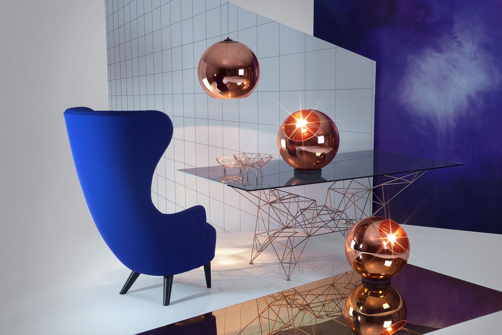 WINGBACK Wing fabric armchair By Tom Dixon | design Tom Dixon designer