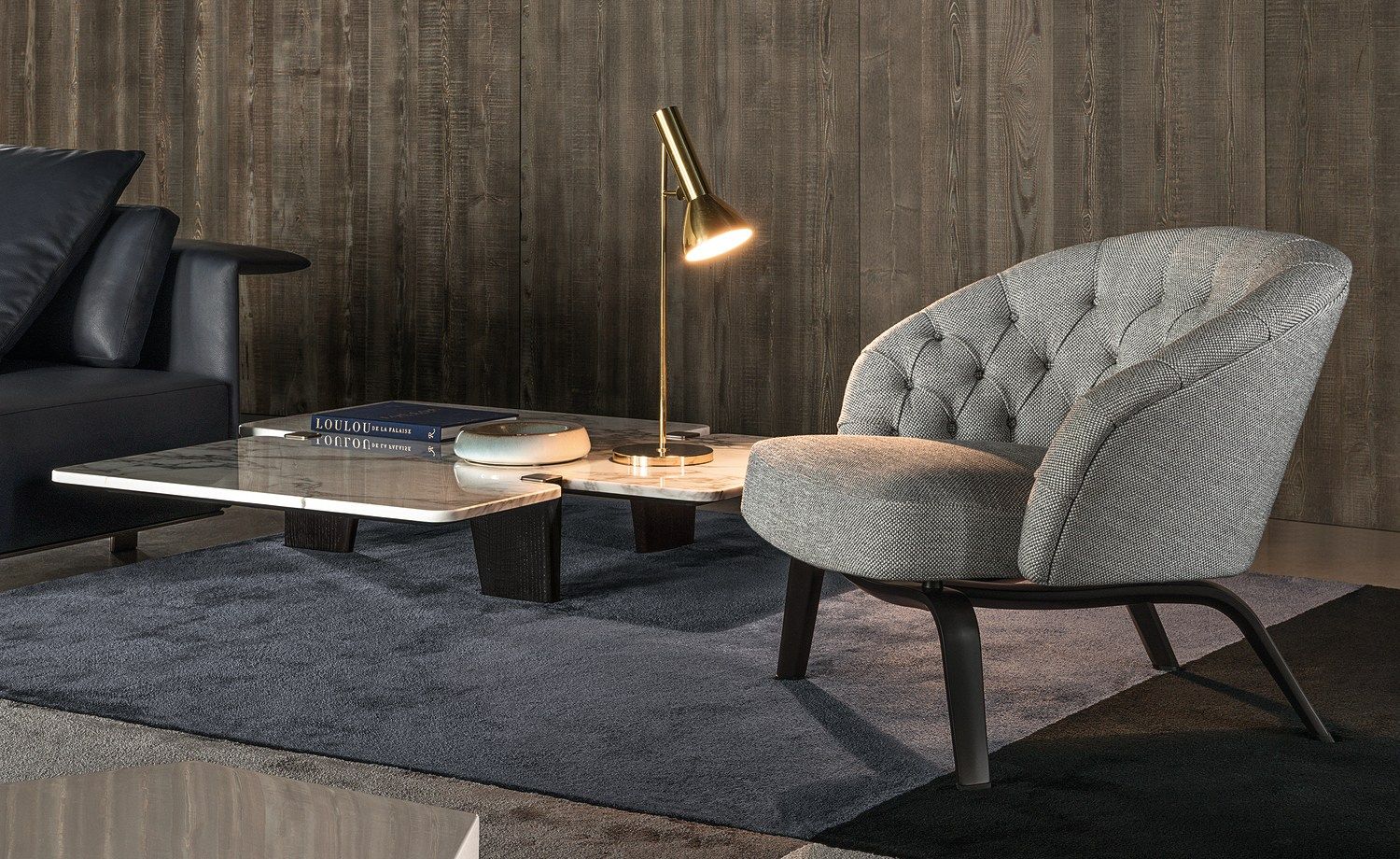 WINSTON Armchair By Minotti | design Rodolfo Dordoni