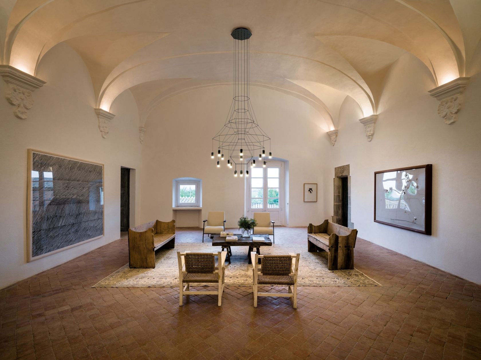 WIREFLOW CHANDELIER 0315 By Vibia design Arik Levy