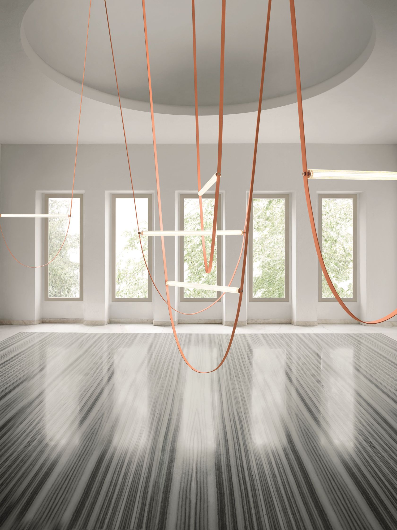 WIRELINE Pendant lamp By Flos | design Formafantasma