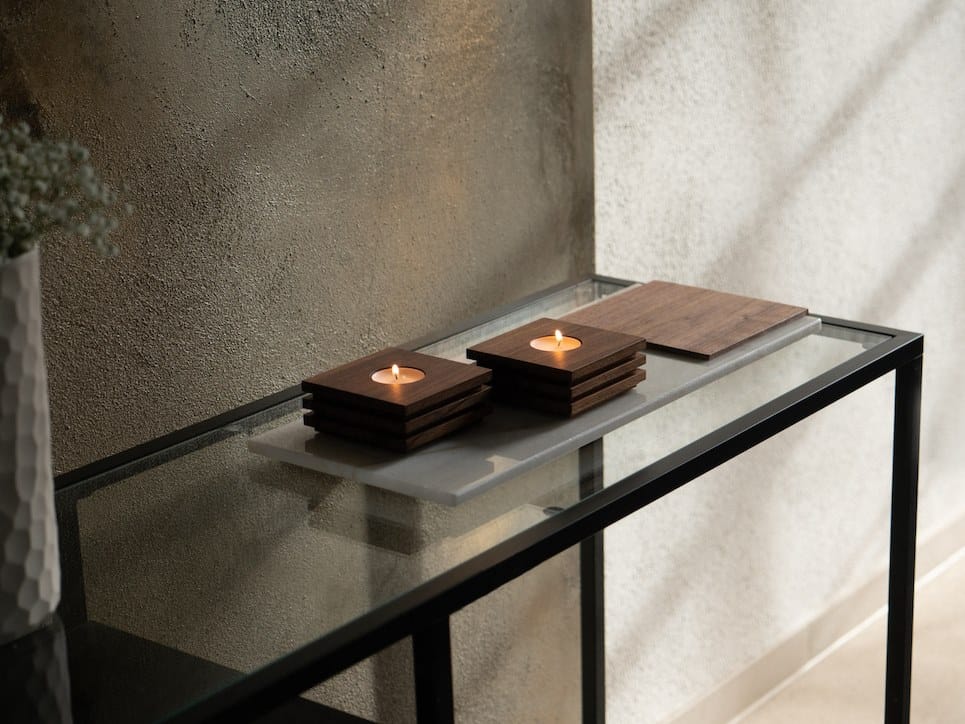 WOODEN LAYERS Candle holder By Deazim