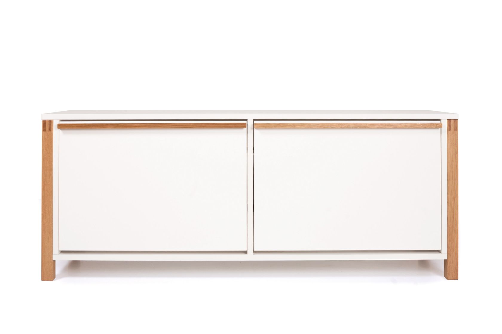WOODMAN - NORTHGATE SHOE BENCH 2 DOOR Melamine-faced chipboard bench ...