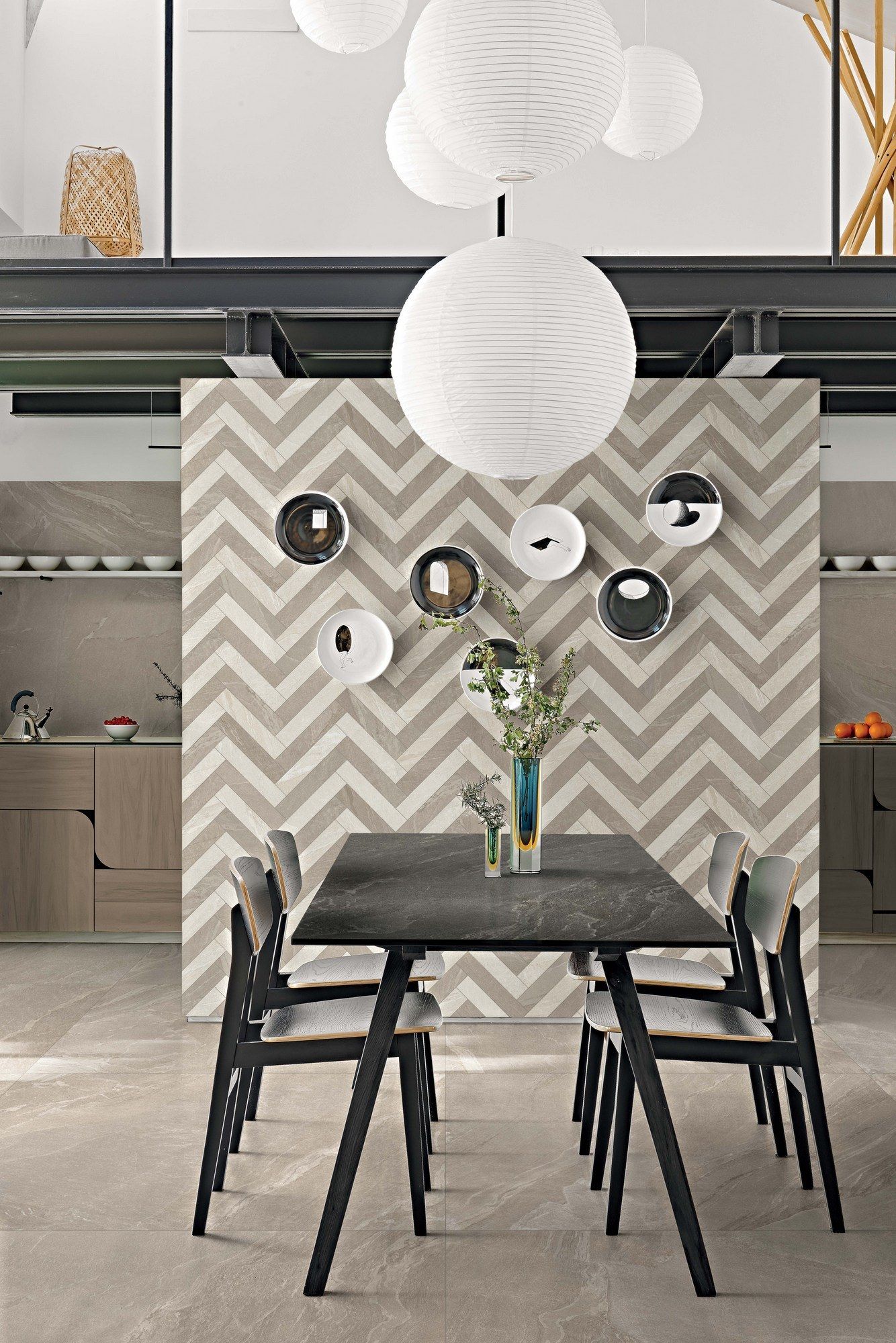 WOODSLATE LIFE Porcelain stoneware wall/floor tiles By Florim Ceramiche