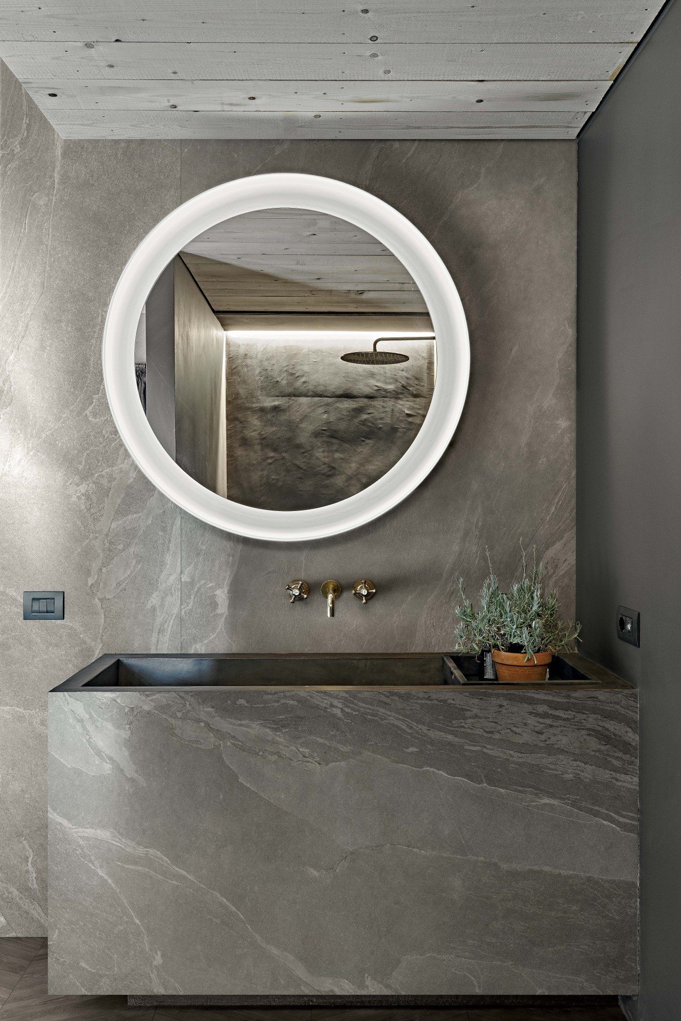 WOODSLATE LIFE Porcelain stoneware wall/floor tiles By Florim Ceramiche