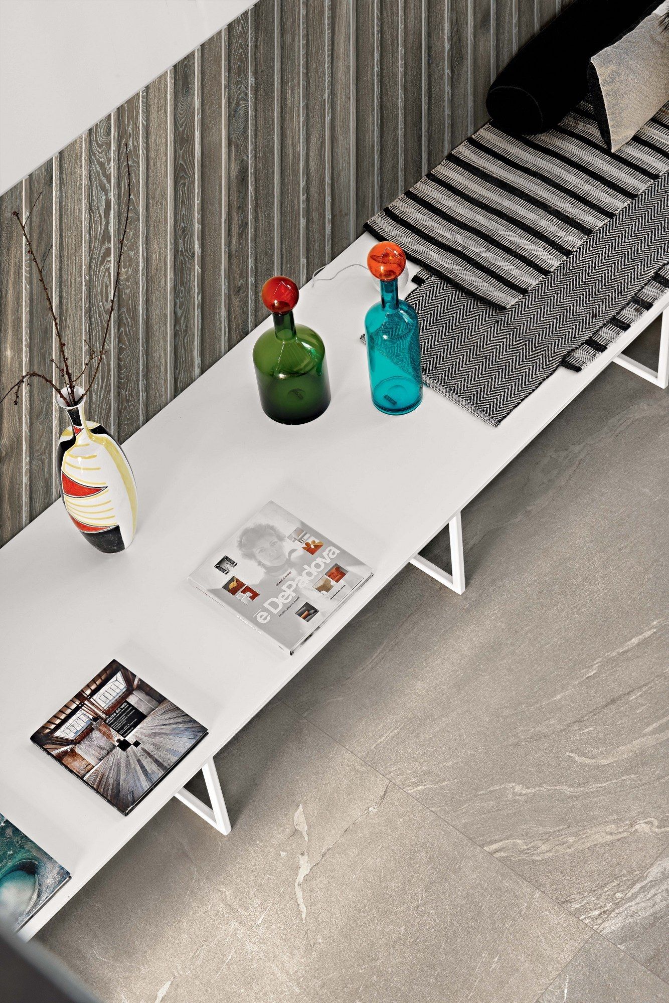 WOODSLATE LIFE Porcelain stoneware wall/floor tiles By Florim Ceramiche