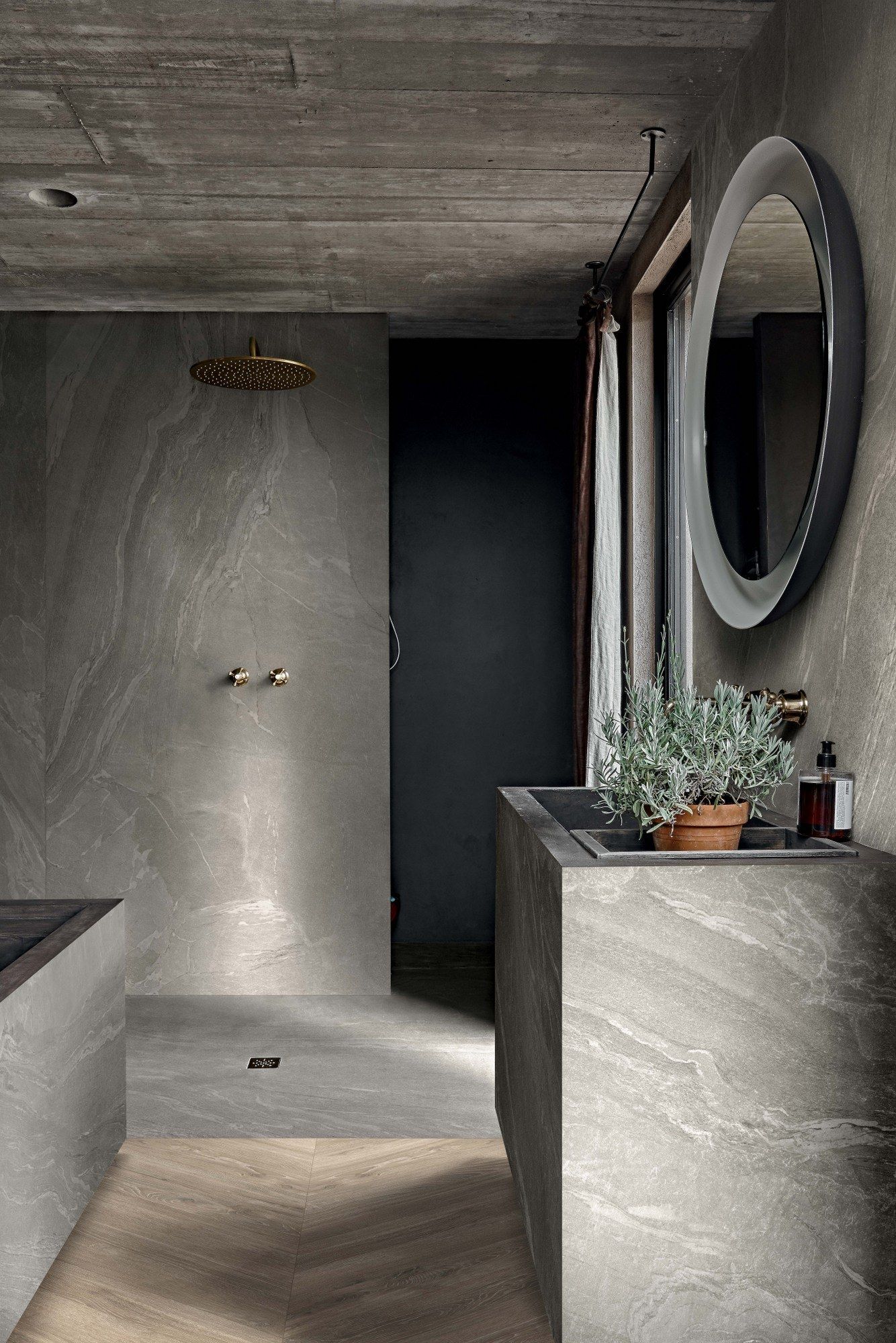 WOODSLATE LIFE Porcelain stoneware wall/floor tiles By Florim Ceramiche