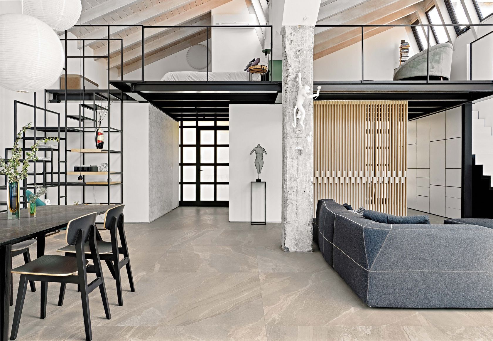 WOODSLATE LIFE Porcelain stoneware wall/floor tiles By Florim Ceramiche