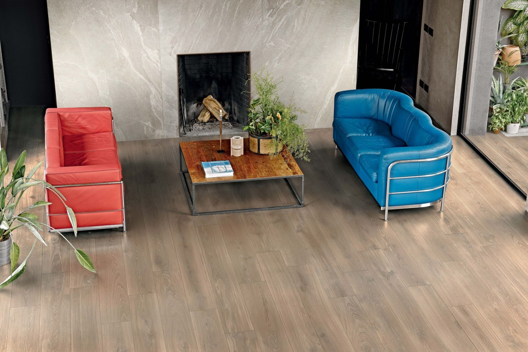WOODSLATE LIFE Porcelain stoneware wall/floor tiles By Florim Ceramiche