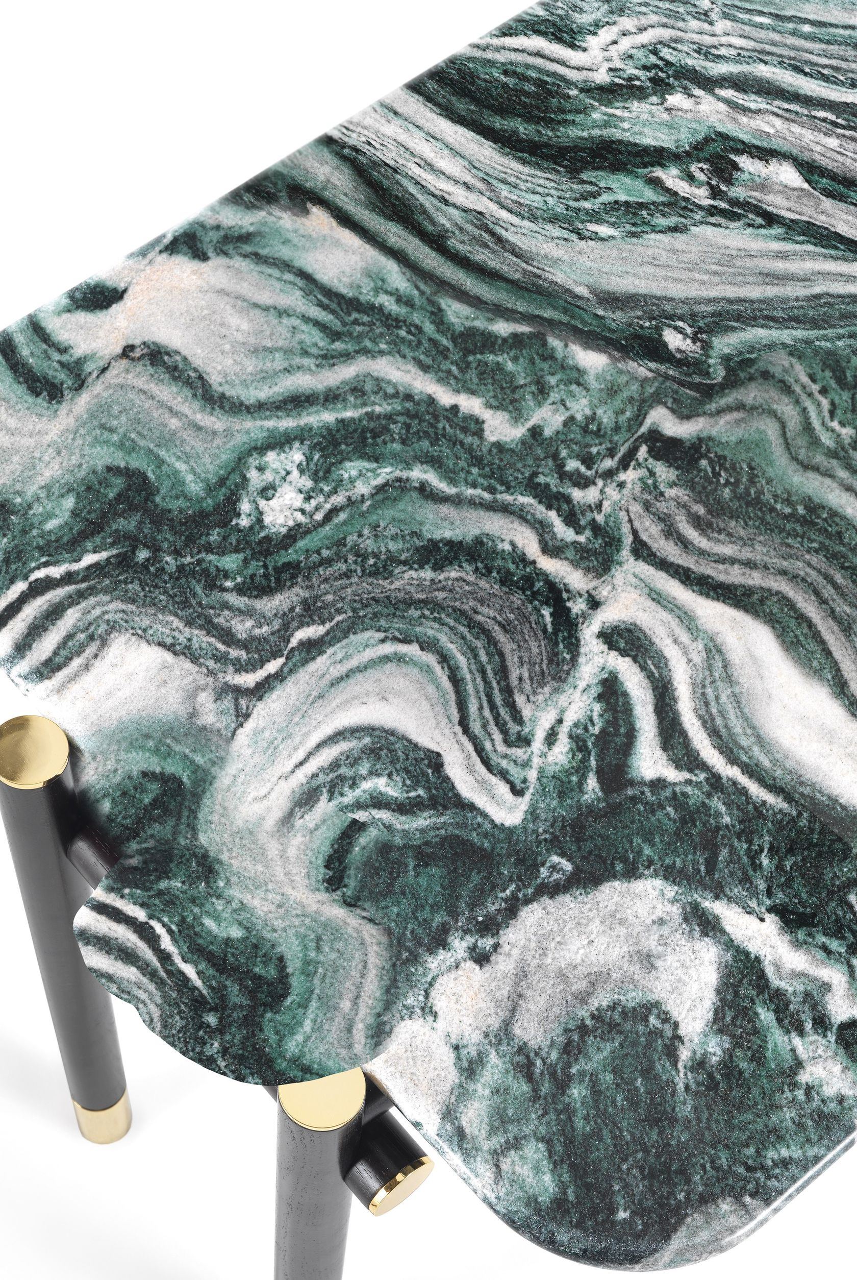 WOODSTOCK Square marble and wooden side table By ETRO Home Interiors