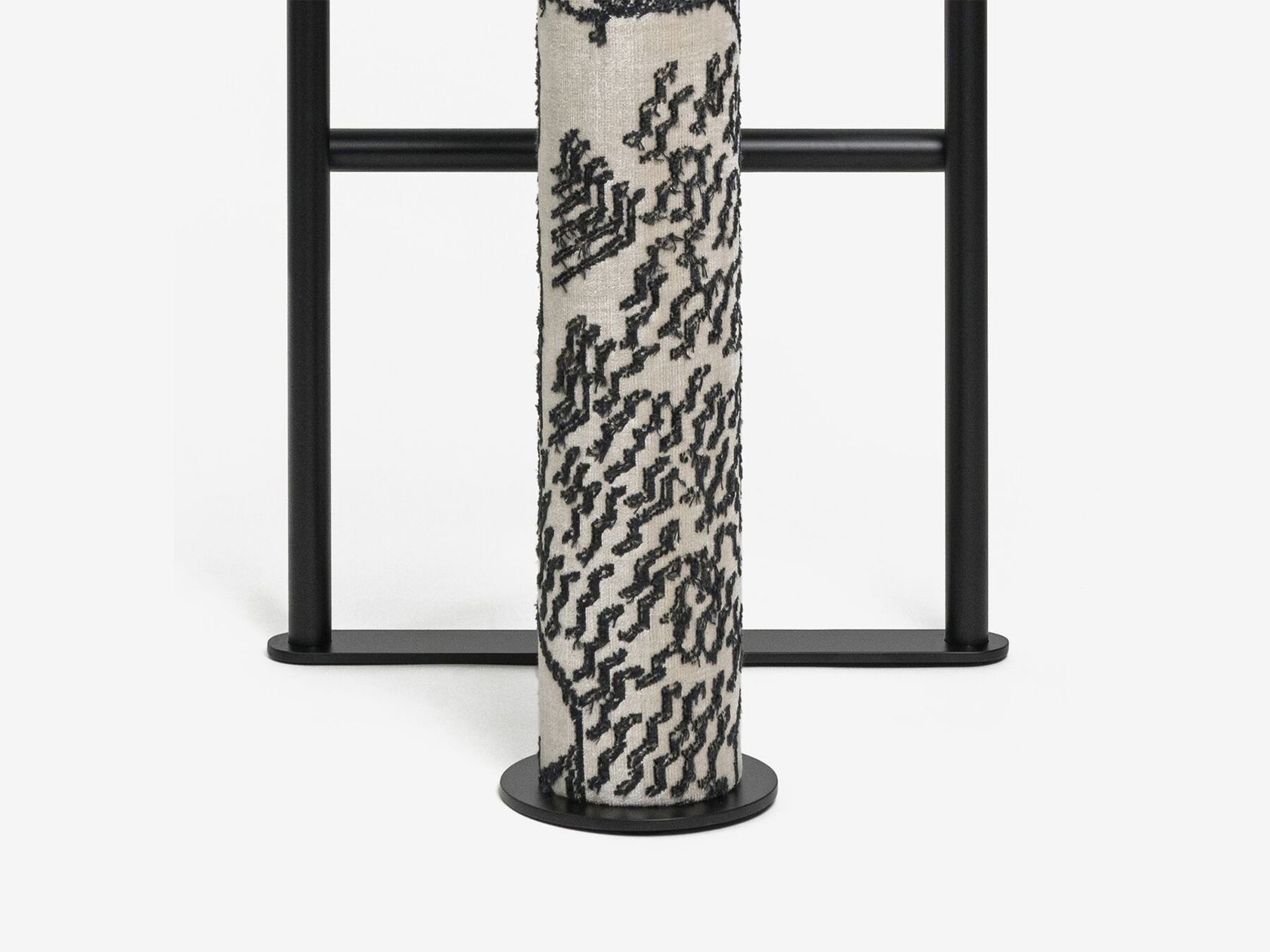 FOX BAR STOOL DEDAR High fabric stool with footrest By WOO | design ...