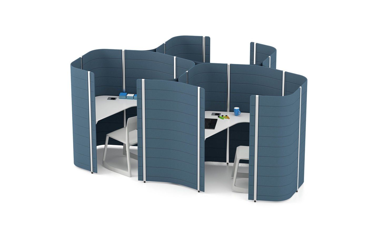 WORKBAYS FOCUS Acoustic fabric office booth By Vitra | design Ronan ...