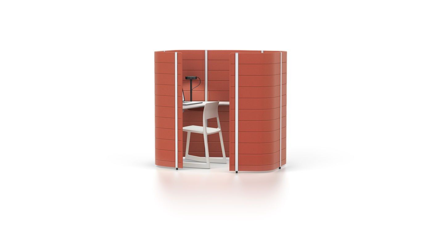 WORKBAYS FOCUS Acoustic fabric office booth By Vitra | design Ronan ...