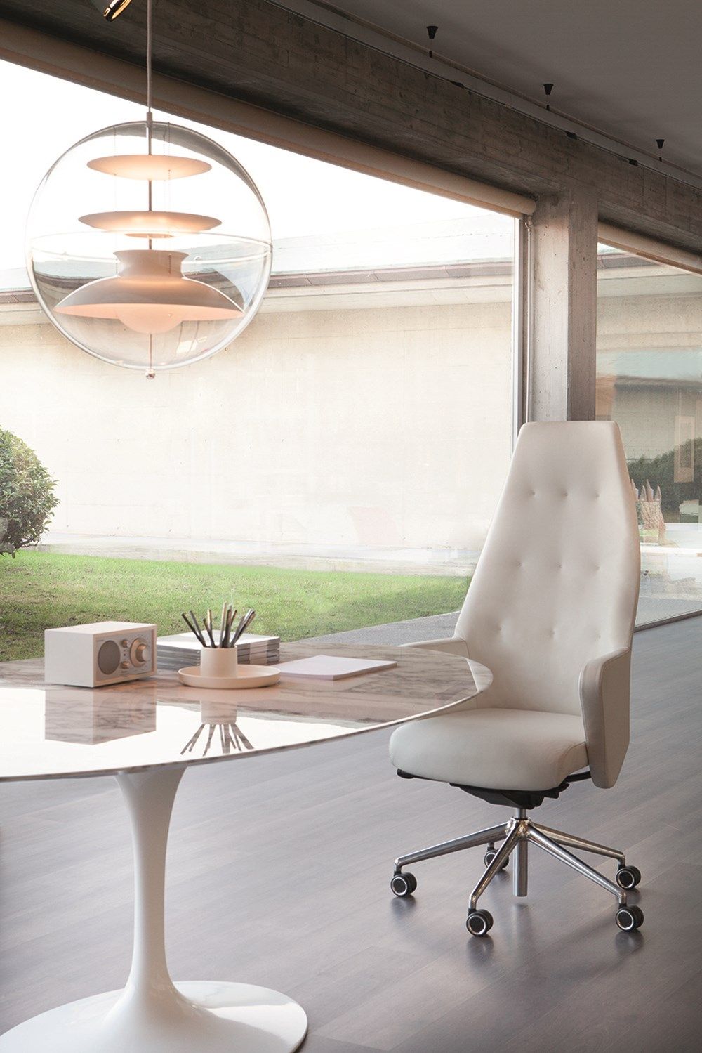 WRAP PLUS | Executive chair with headrest Wrap Plus Collection By Nahu design Fabio Di Bartolomei
