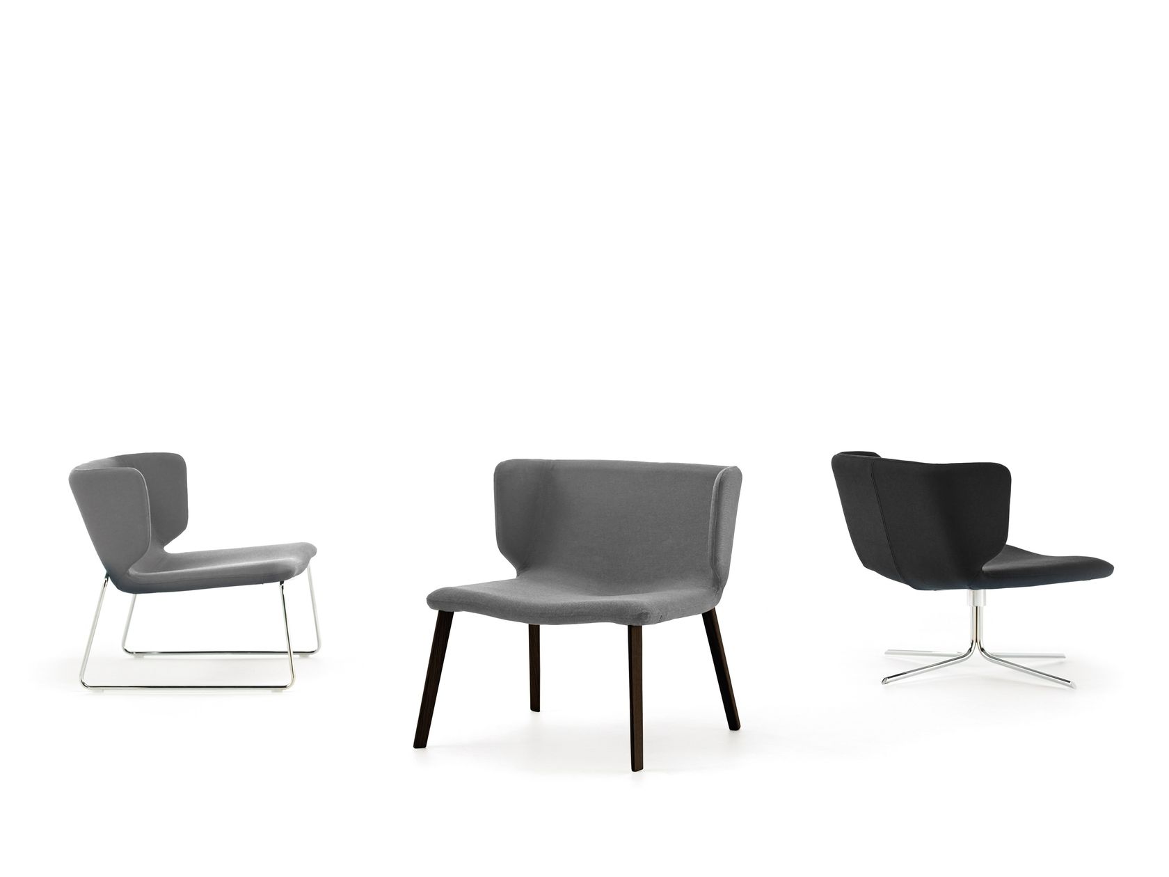 WRAPP | Sled base easy chair By Viccarbe design Marc Krusin