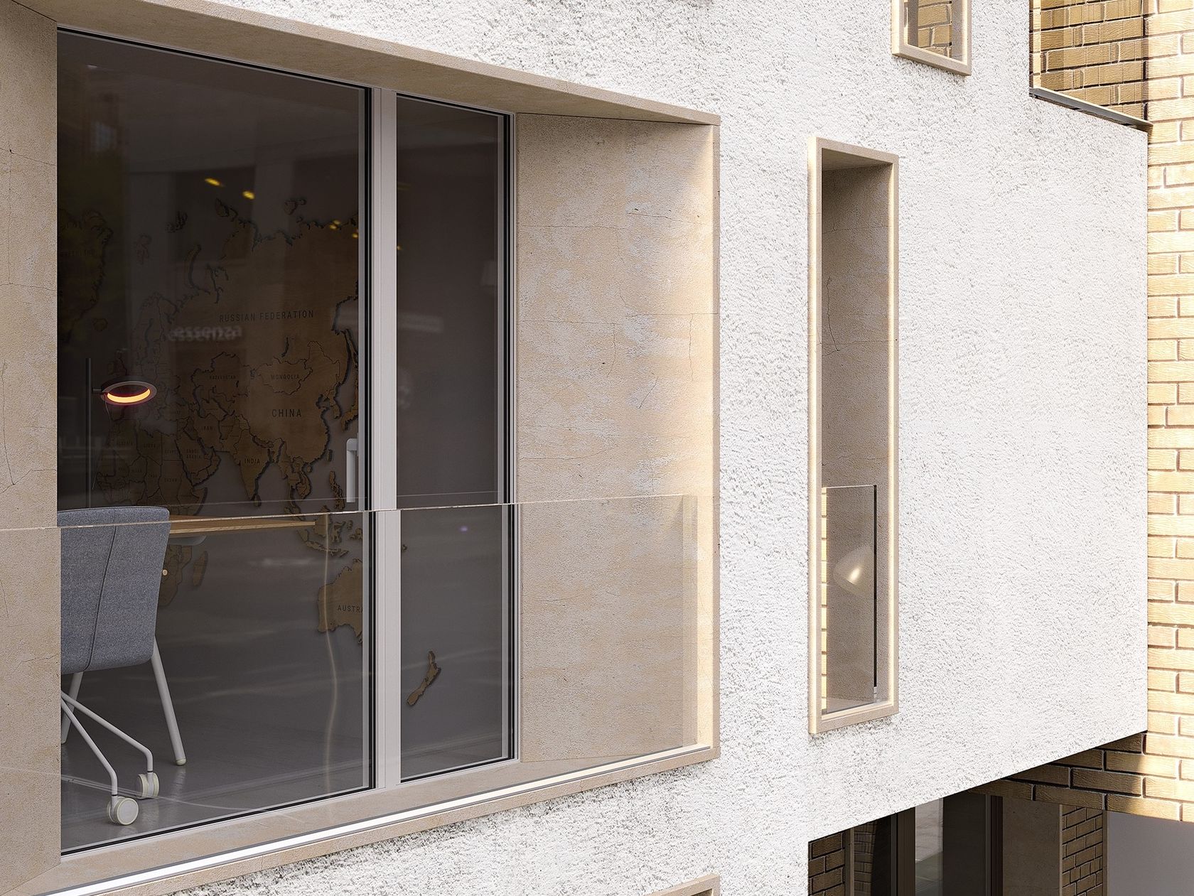 Porta-finestra in alluminio WS75 ALUMINIUM DESIGN - Ponzio - Edilportale