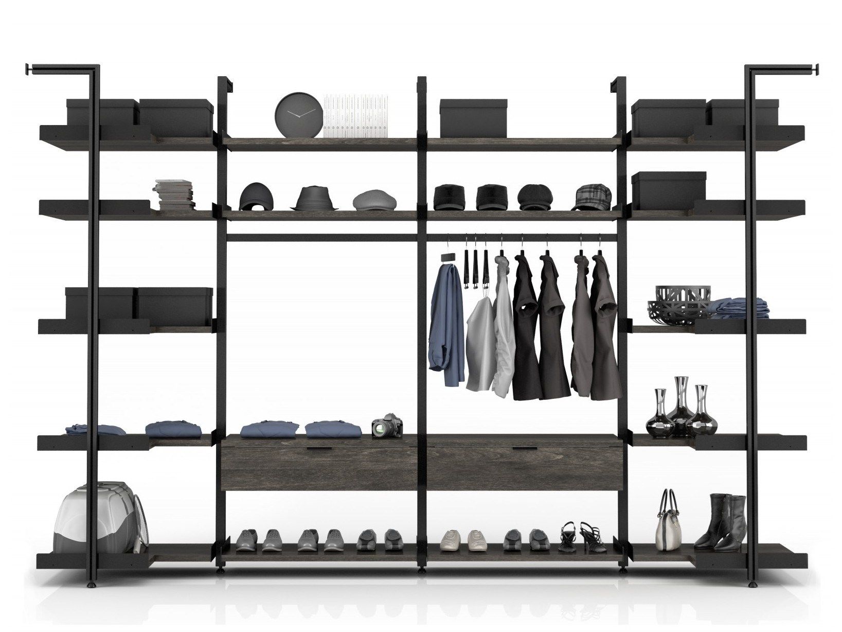 GRAVITY | Walk-in wardrobe Gravity Collection By Huppé design Joël Dupras