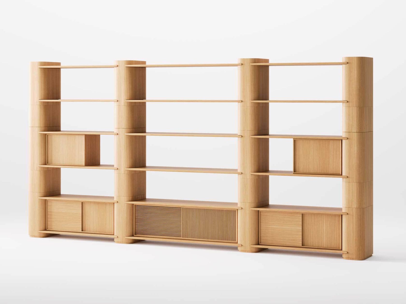 Bookcases | Modular, wall-mounted and double-sided | Archiproducts