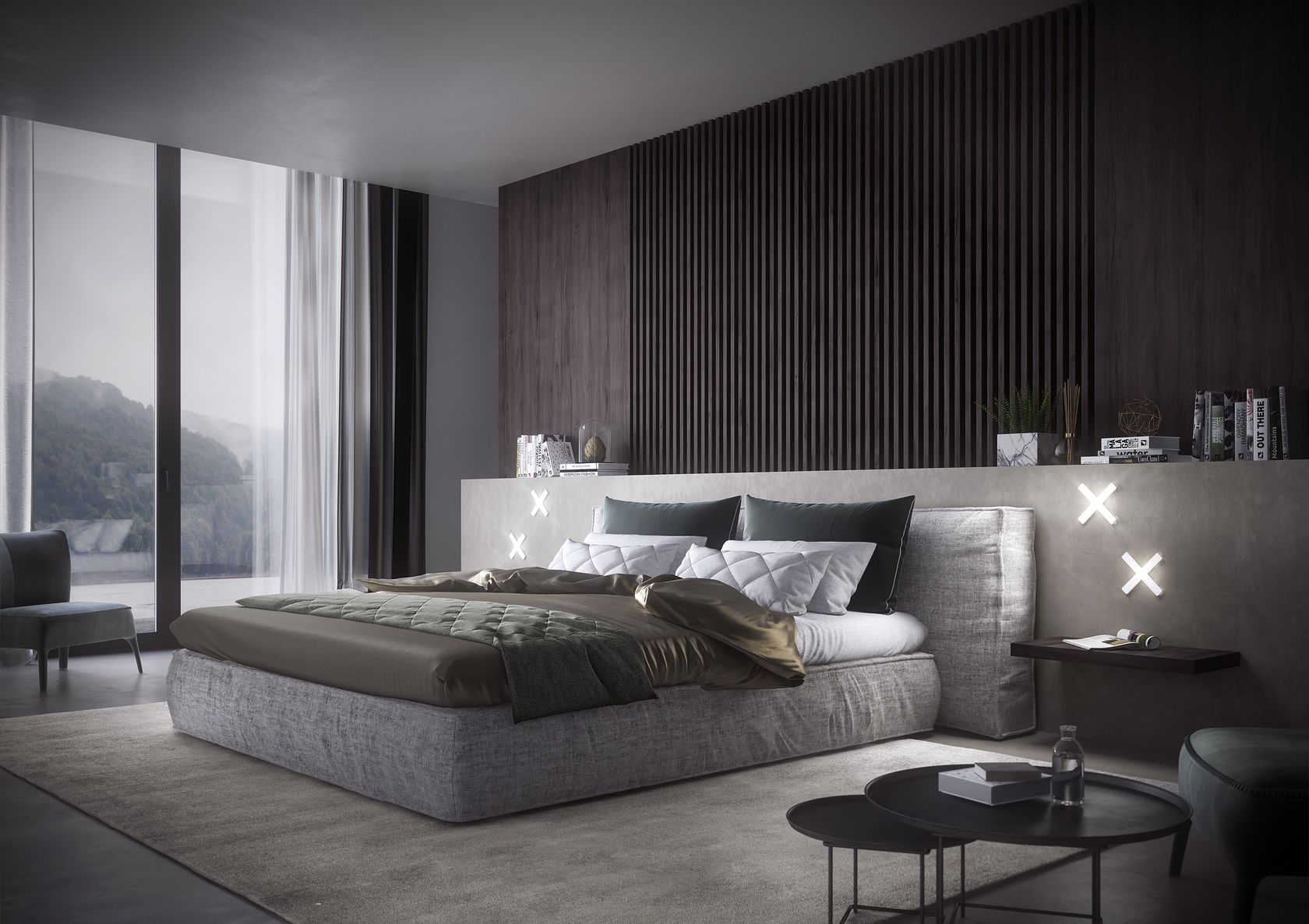 Aluminium Furniture lighting X-SIGN 4F By Domus Line