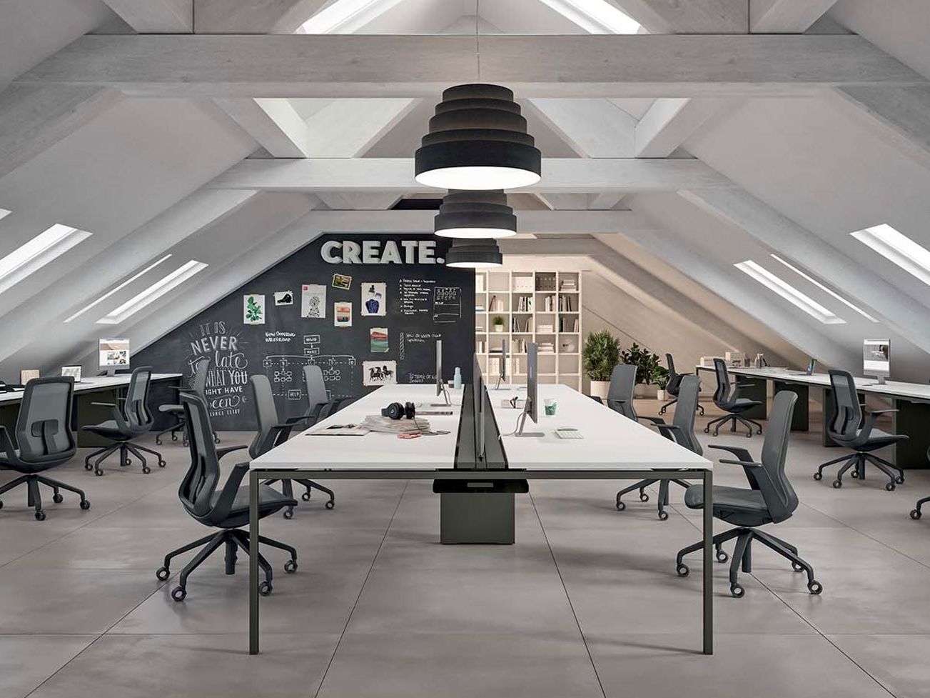 X1 Office desk By Quadrifoglio Group