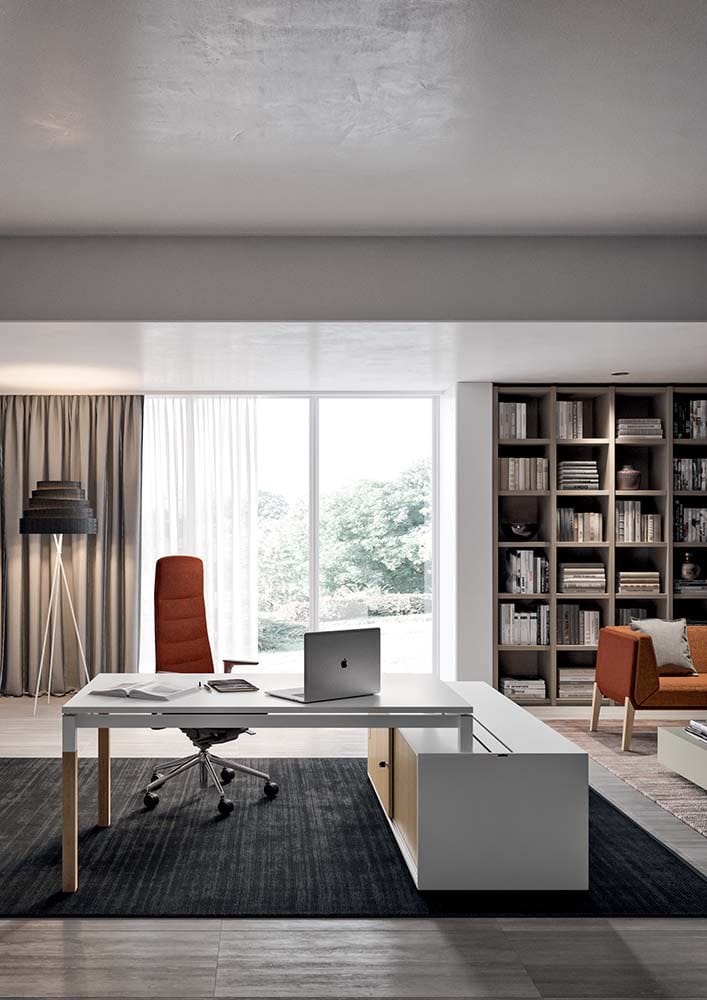 X4 Sectional workstation desk By Quadrifoglio Group