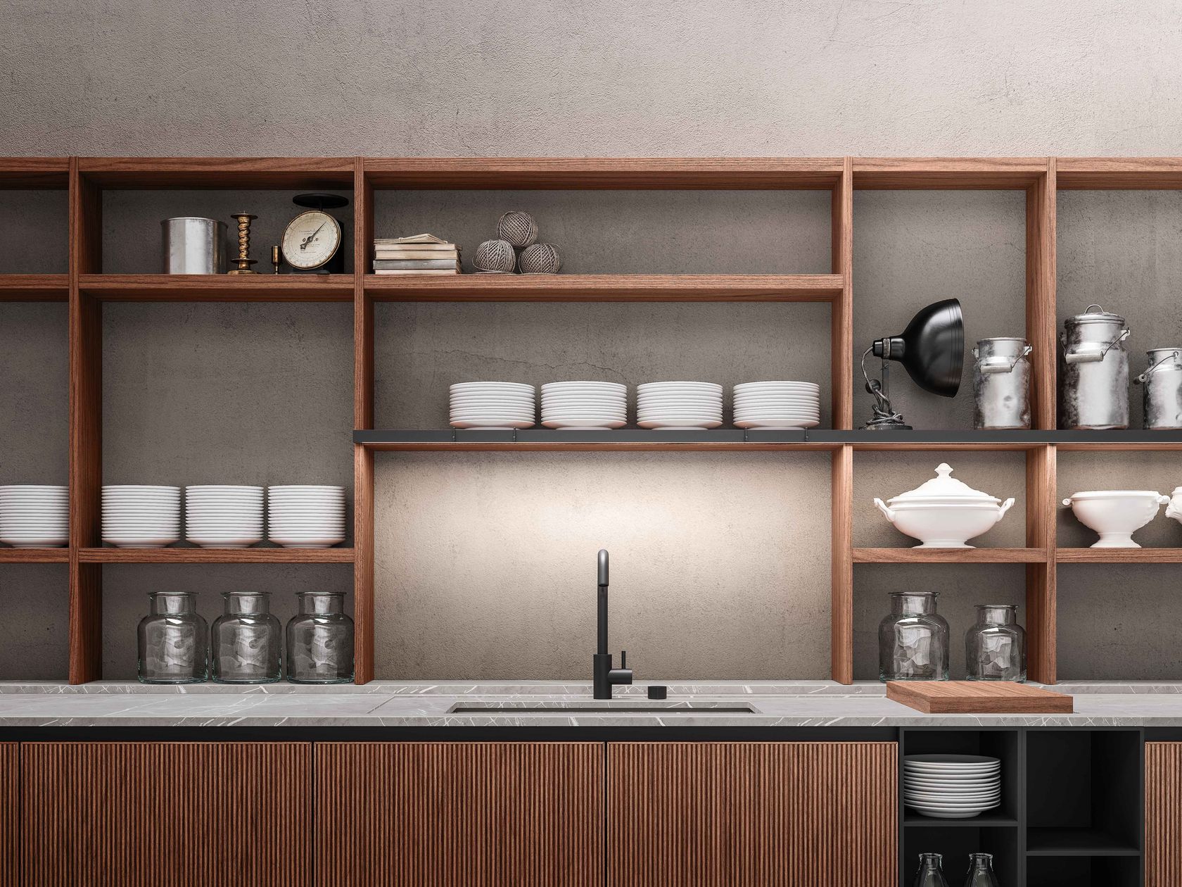 Modular kitchen system XILA By Boffi design Luigi Massoni