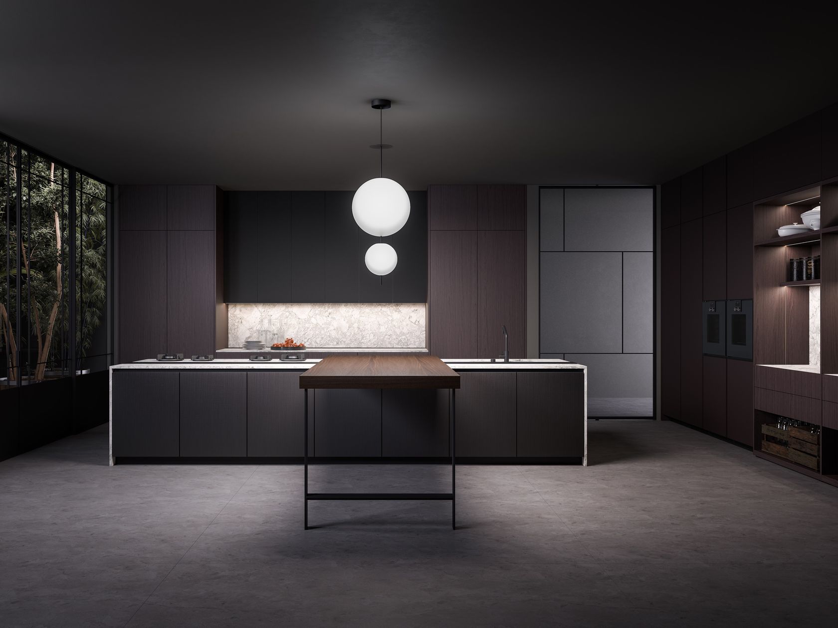Modular kitchen system XILA By Boffi design Luigi Massoni