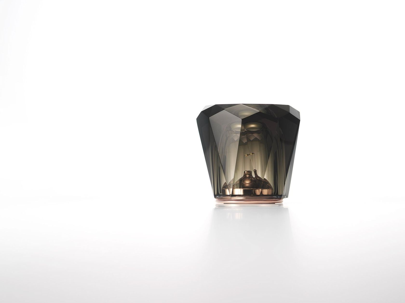 XTAL ACRUX/ DARK GRAY Table lamp By Ambientec