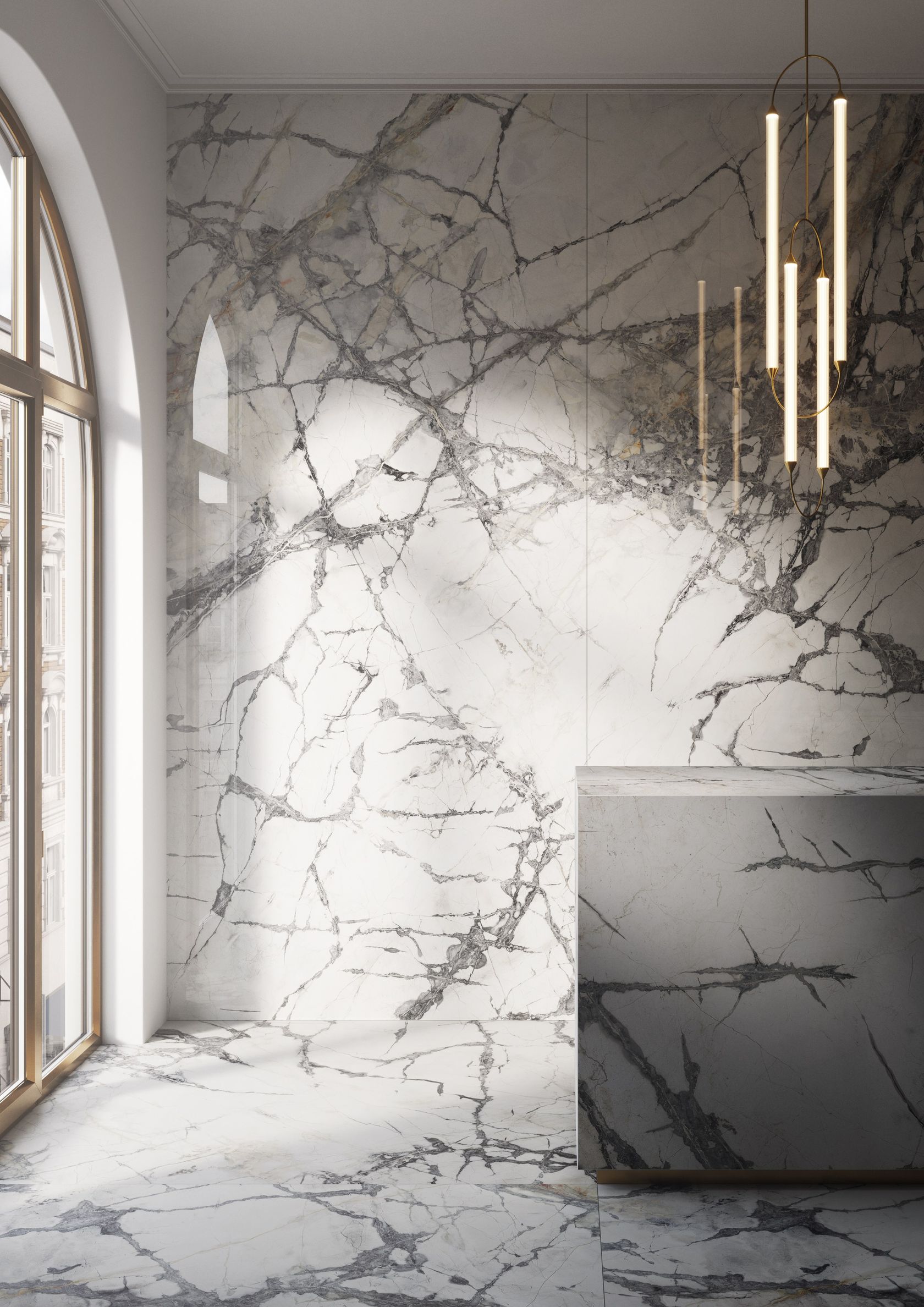 XTONE INVISIBLE WHITE flooring By Porcelanosa