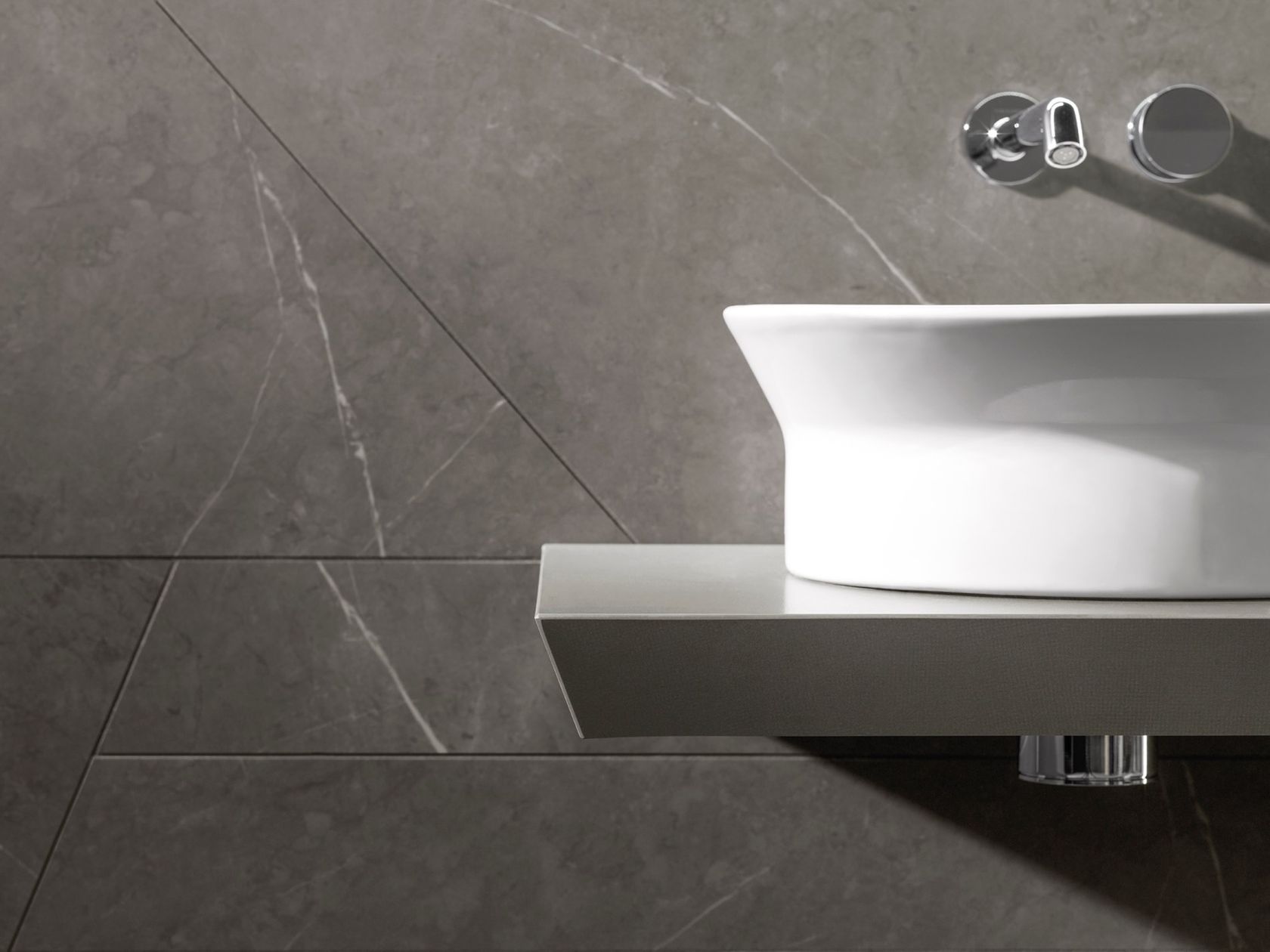 Pavimento/rivestimento effetto marmo XTONE - LIEM GREY - Porcelanosa - Edilportale